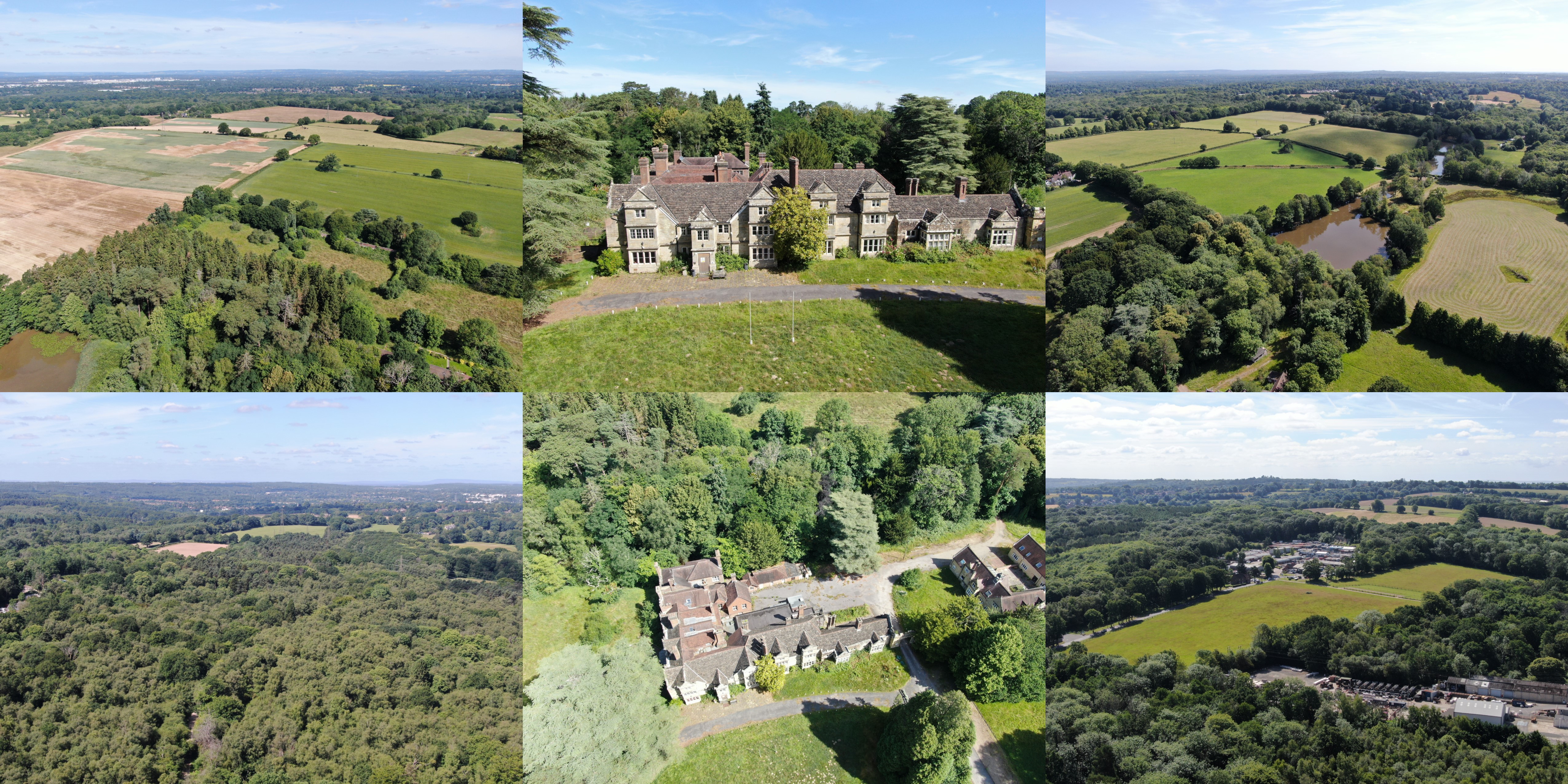Rowfant, West Sussex - 29 June 2024 - 22 aerial photographs