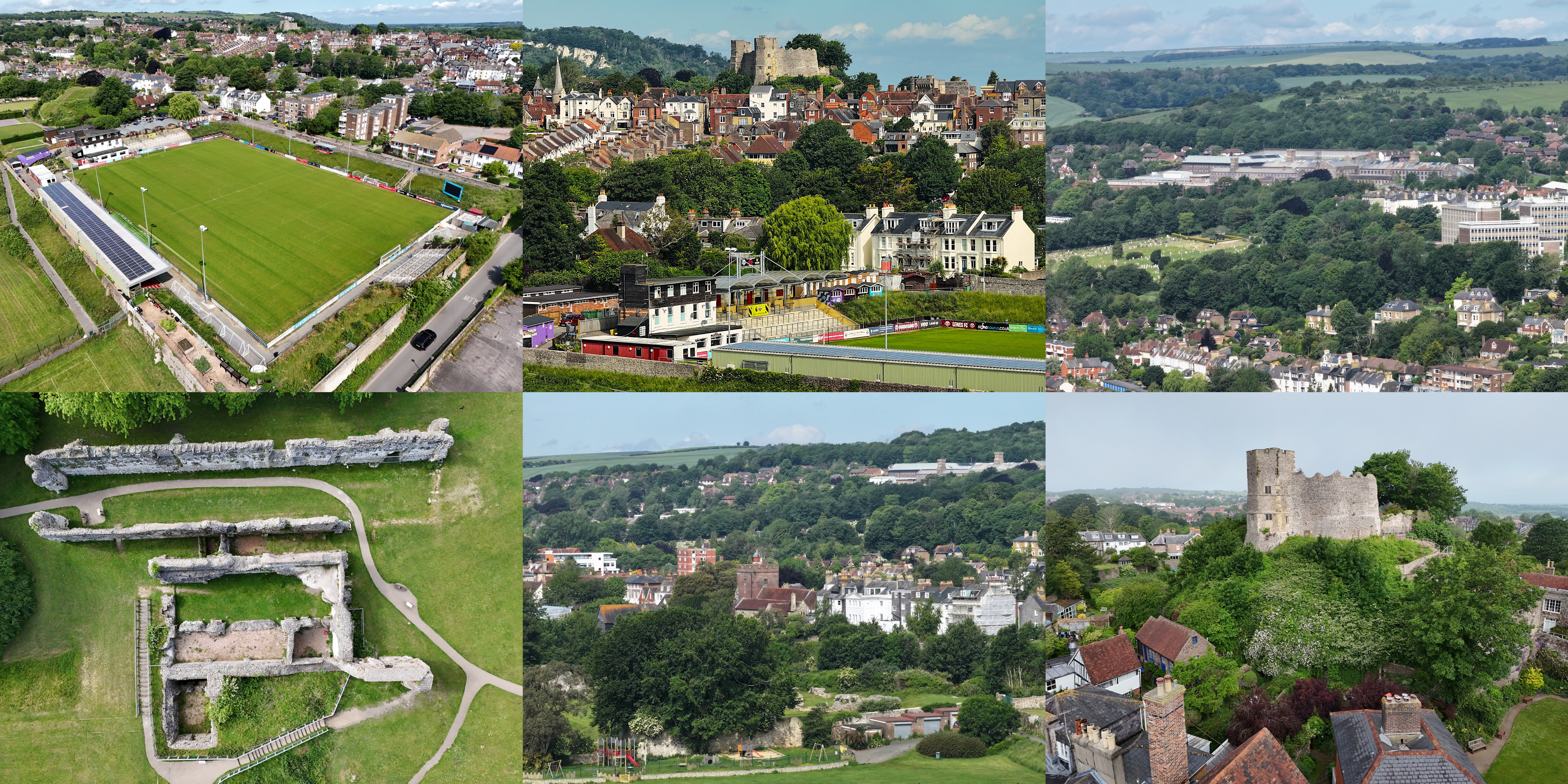 Lewes, East Sussex from various locations | 31 May 2025 | 93 aerial ...